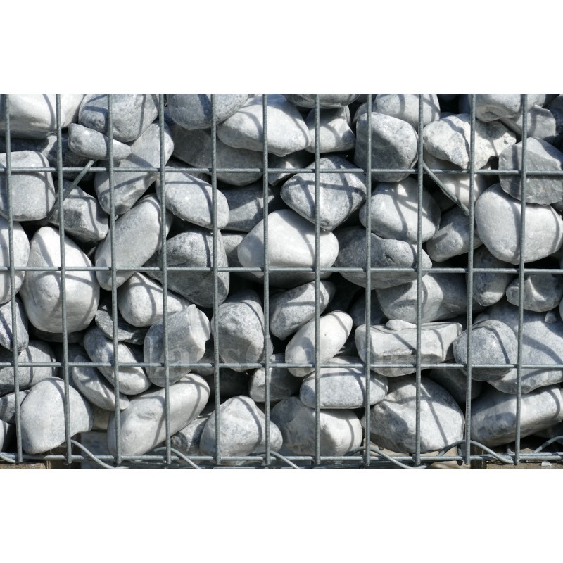 Galet Gris Clair 60-100 - Pack de 30 sacs - 600 kg