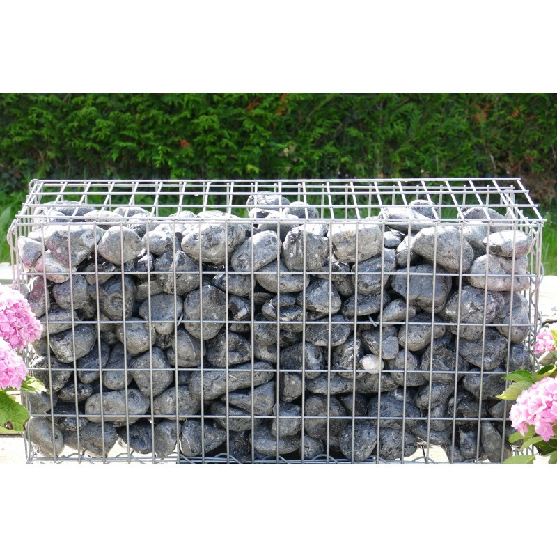 Galet Noir Electric 60-90 - Pack de 30 sacs - 600 kg